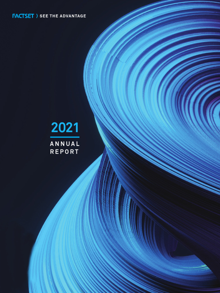 FDS 2021 Annual Report | PDF | Fact Set | Business