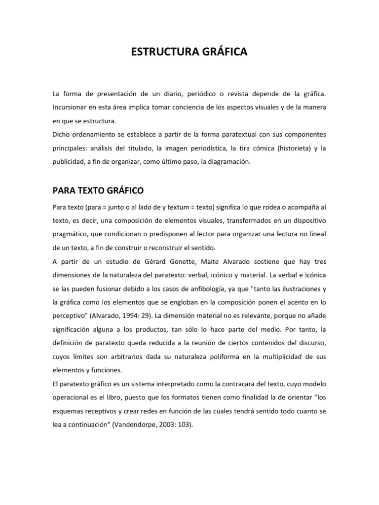Estructura y Componentes de Gráficas | PDF | Lectura (proceso) | Tipografía