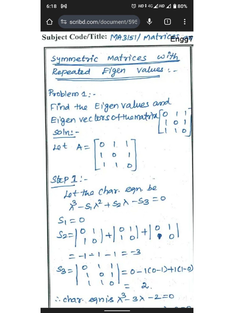 Matrices | PDF