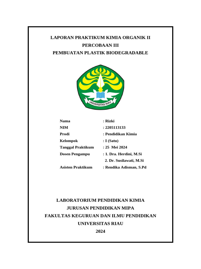 Laprak Kimor Plastik | PDF