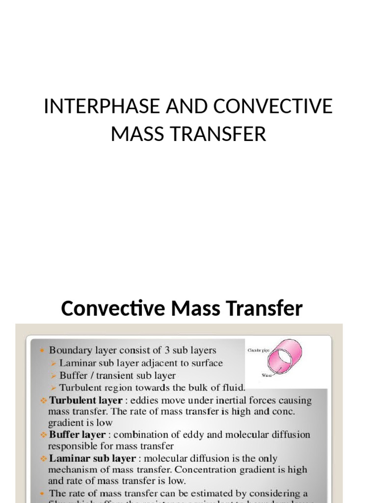 Convective Mass Transfer | PDF