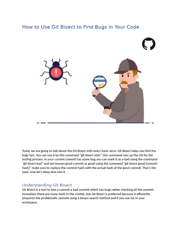 How To Use Git Bisect To Find Bugs in Your Code | PDF