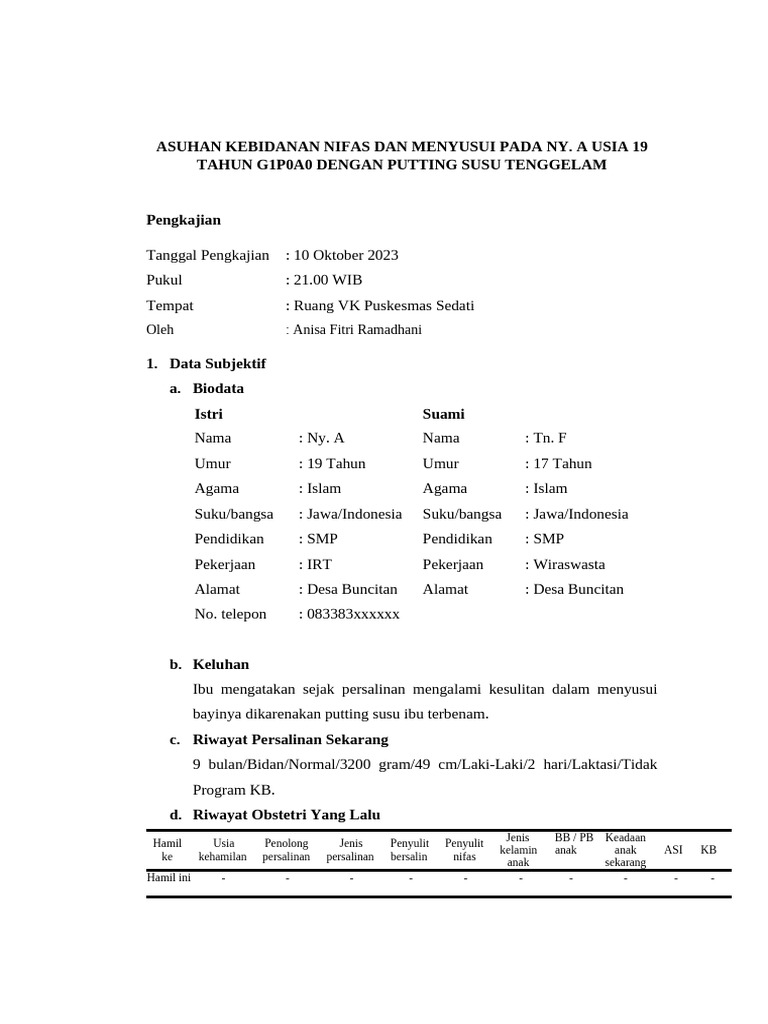 Kompre Askeb Nifas Dan Menyusui | PDF