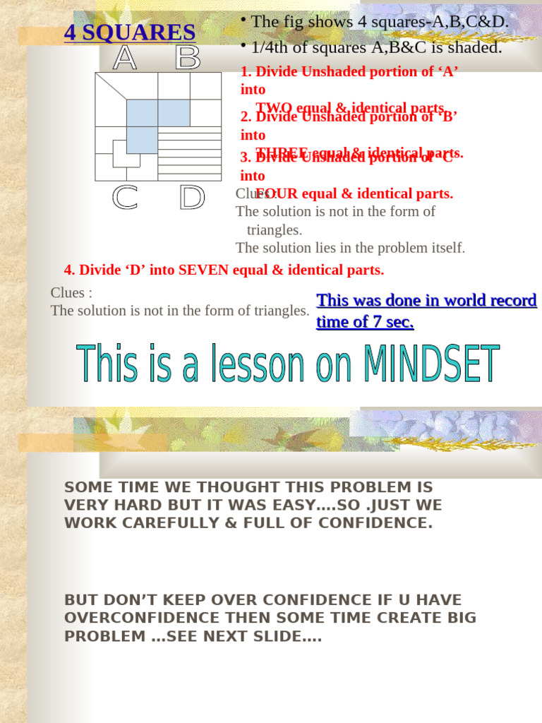 4 Squares | PDF