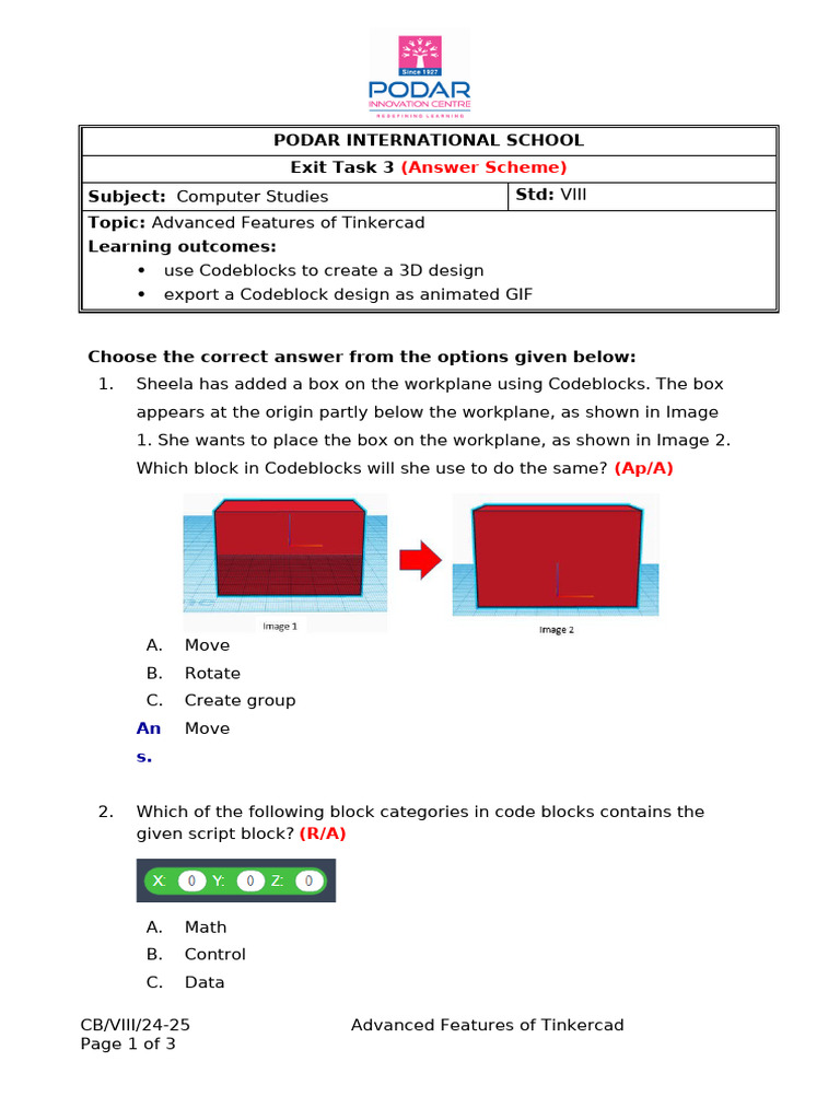 AS - Exit - Task - 3 - Advanced Features of Tinkercad - CH 4 - CS ...