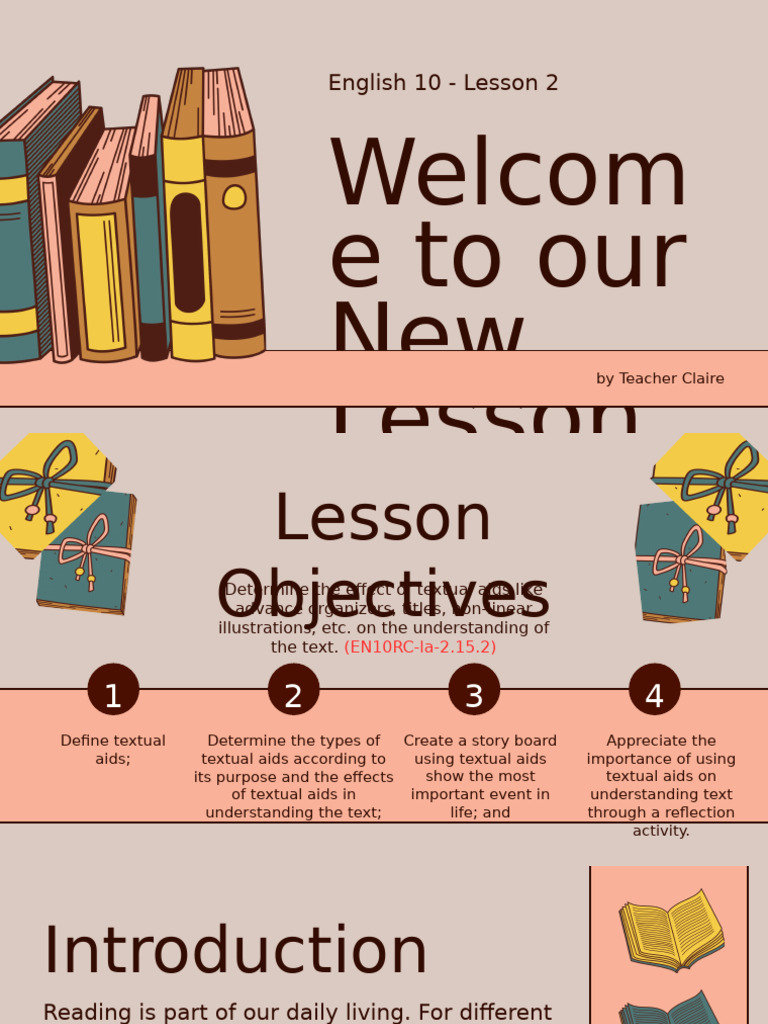 English 10 Quarter 1 Lesson 2 | PDF | Graphics | Information