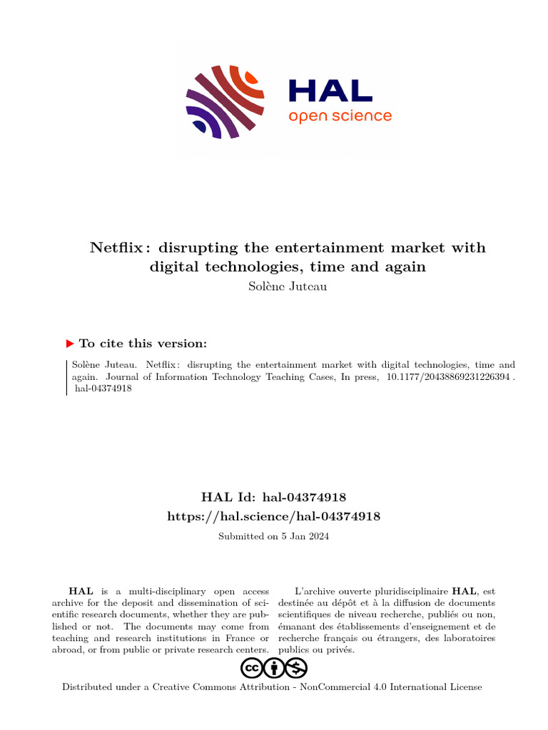 Case Study - Netflix | PDF