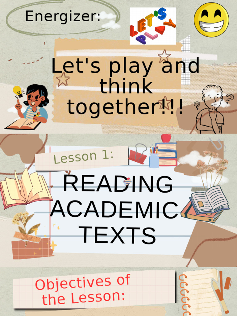 ENGLISH 2Lesson 1 Reading Academic Text | PDF