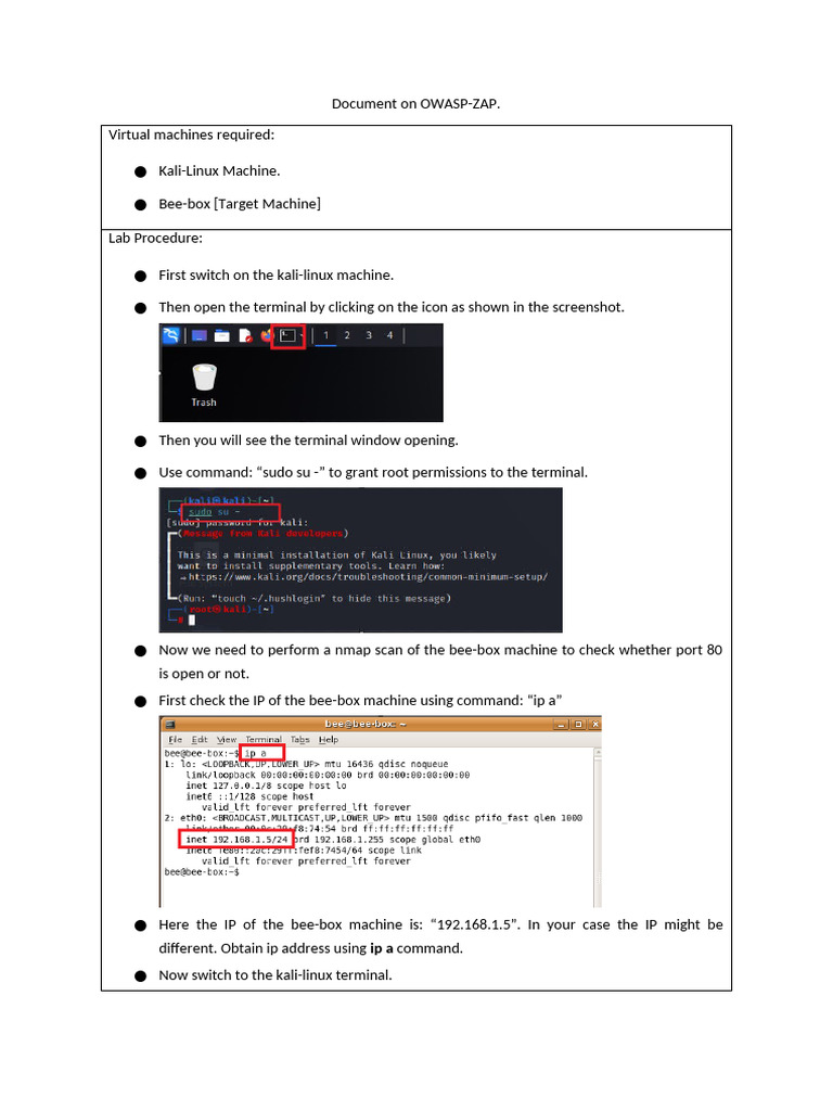 Vulnerability Scanning Using OWASP-ZAP | PDF