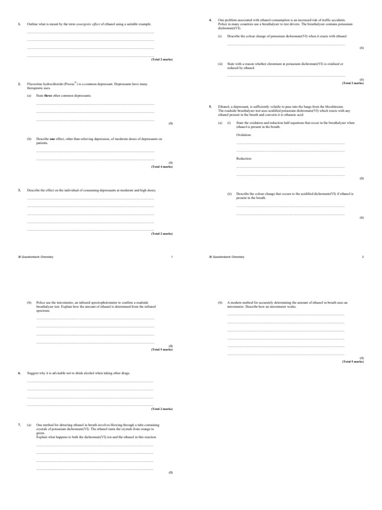 d4 Chem Paper 3 | PDF