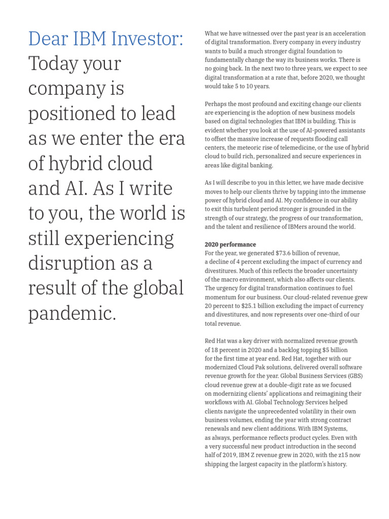 IBM_2020_Annual_Report_Letter | PDF