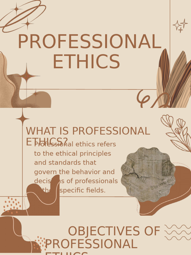 Professional Ethics | PDF