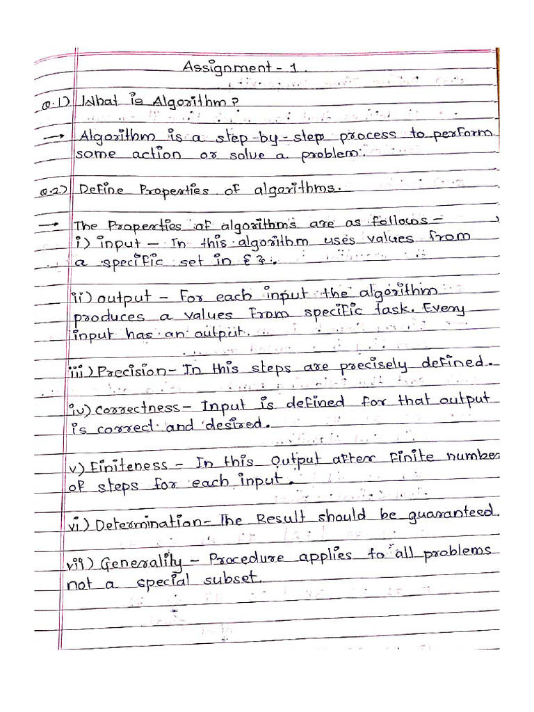 DAA Assignment-1 and Unit 2 | PDF