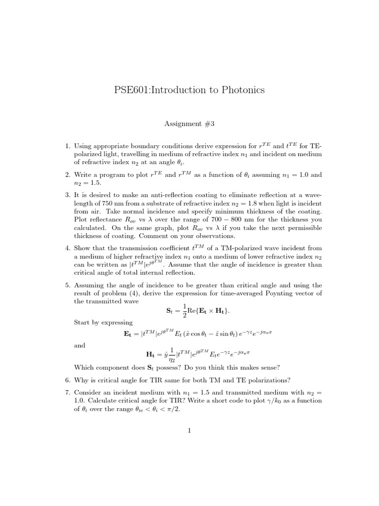 Pse601 Assignment3 | PDF
