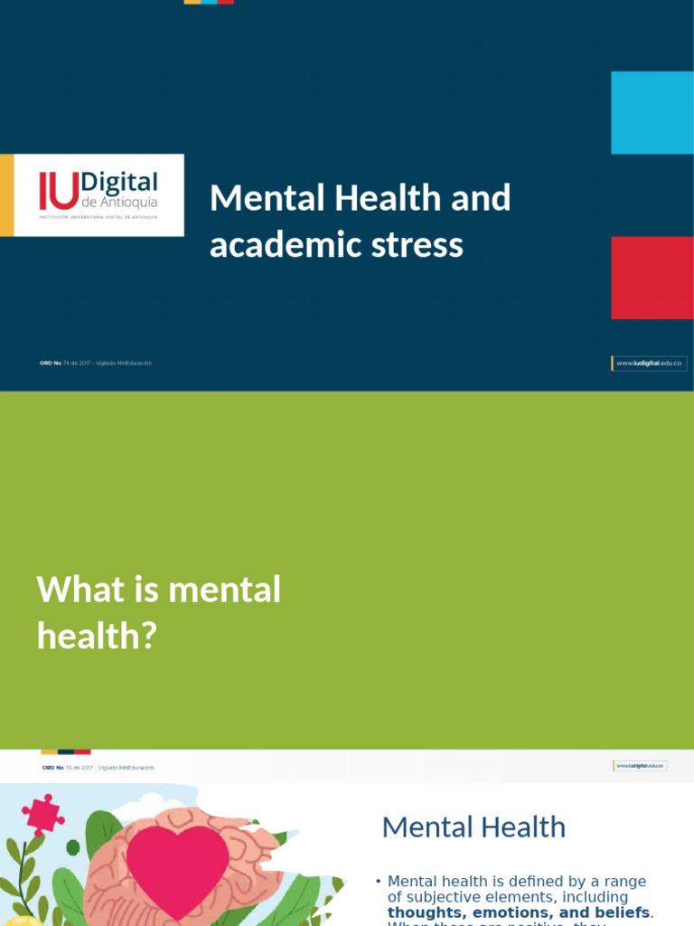 Mental Health and Academic Stress | PDF