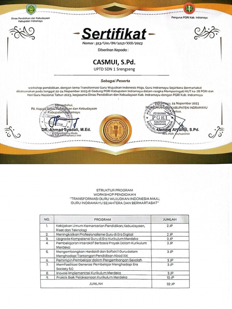 Transformasi Tema Transformasi Guru Wujudkan Indonesia Maju | PDF