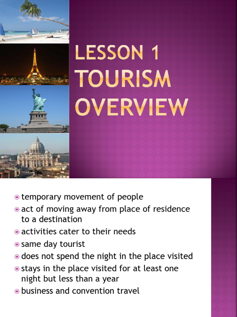 1Lesson_1_-_Tourism_Overview(2) | PDF