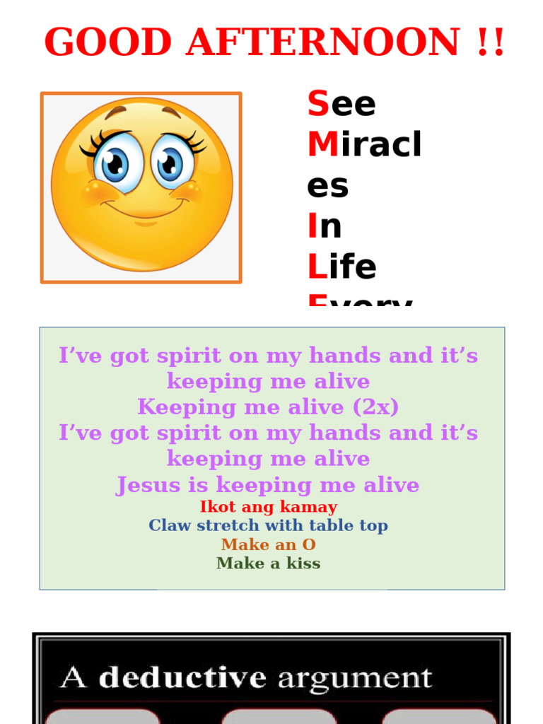 W4 Inferences and Arguments | PDF | Argument | Inference