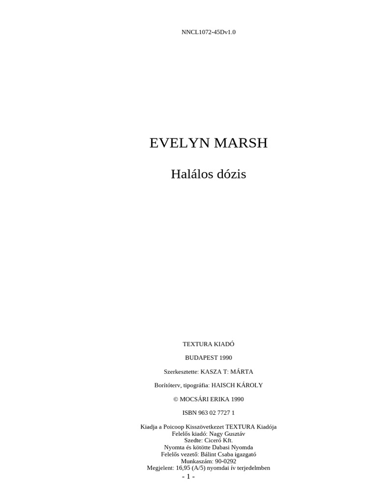 Marsh Evelyn Halakos Dozis | PDF
