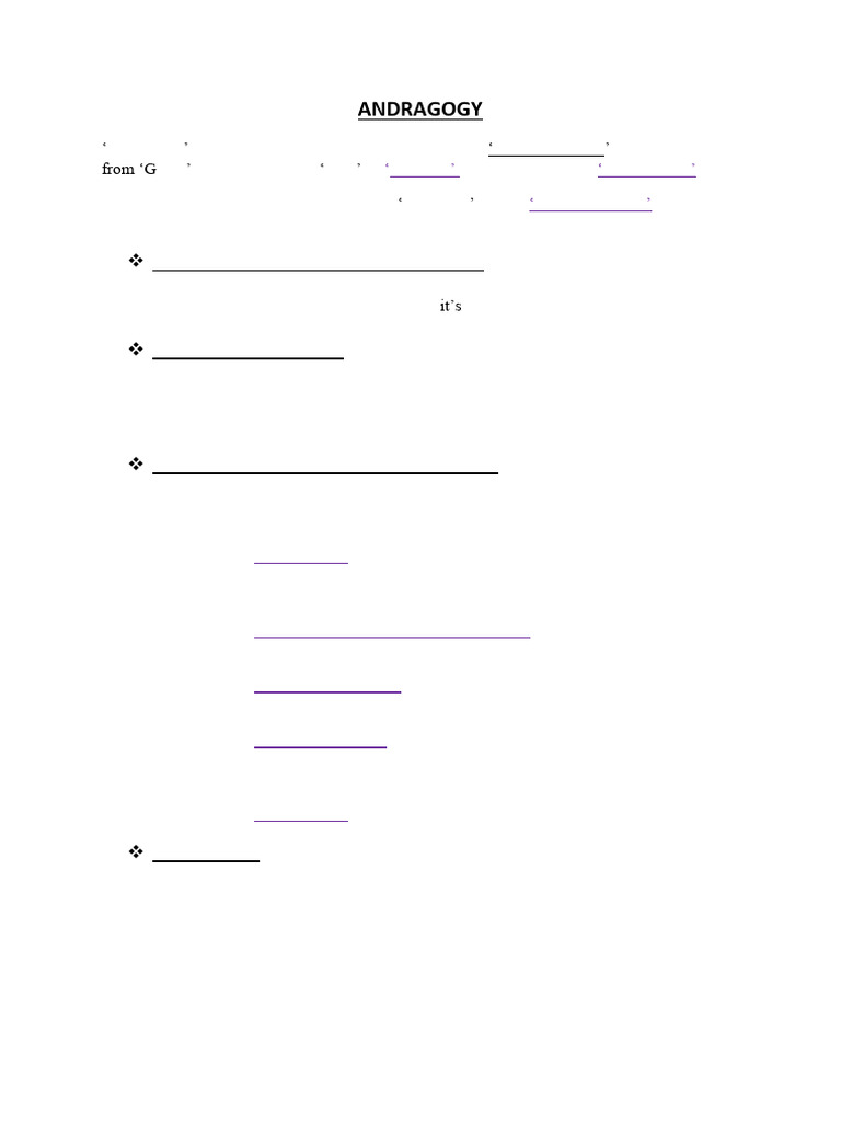 ANDRAGOGY | PDF