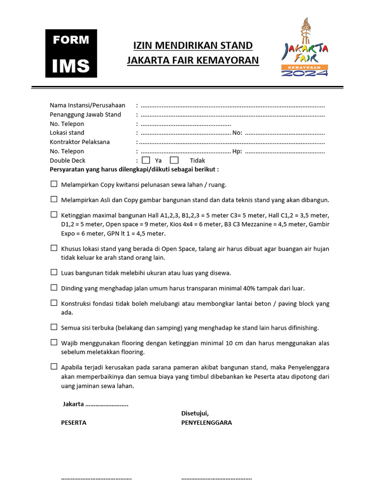 Form Ims JFK 2024 | PDF