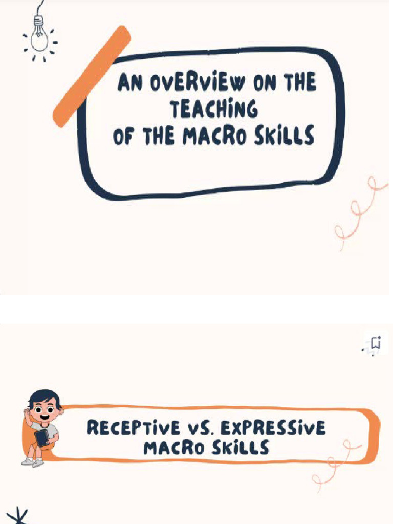 Macro Skills | PDF