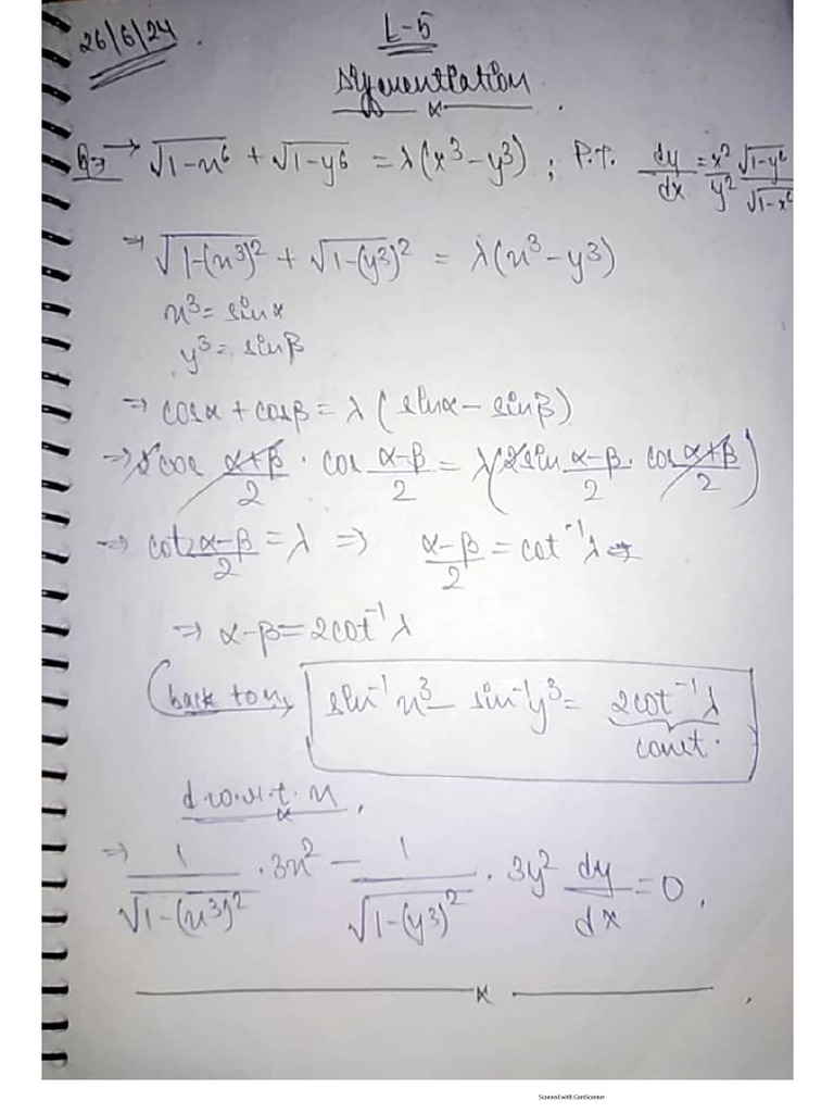 Differentiation L5 | PDF