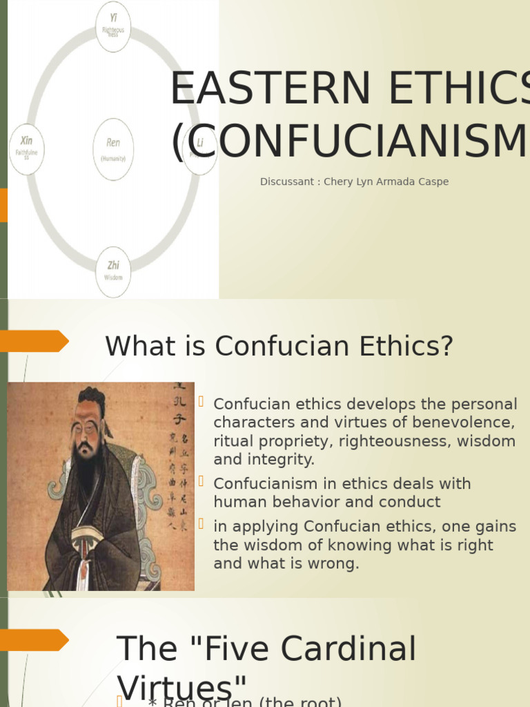 EASTERN ETHICS (Confucianism) - ARMADA FINAL | PDF