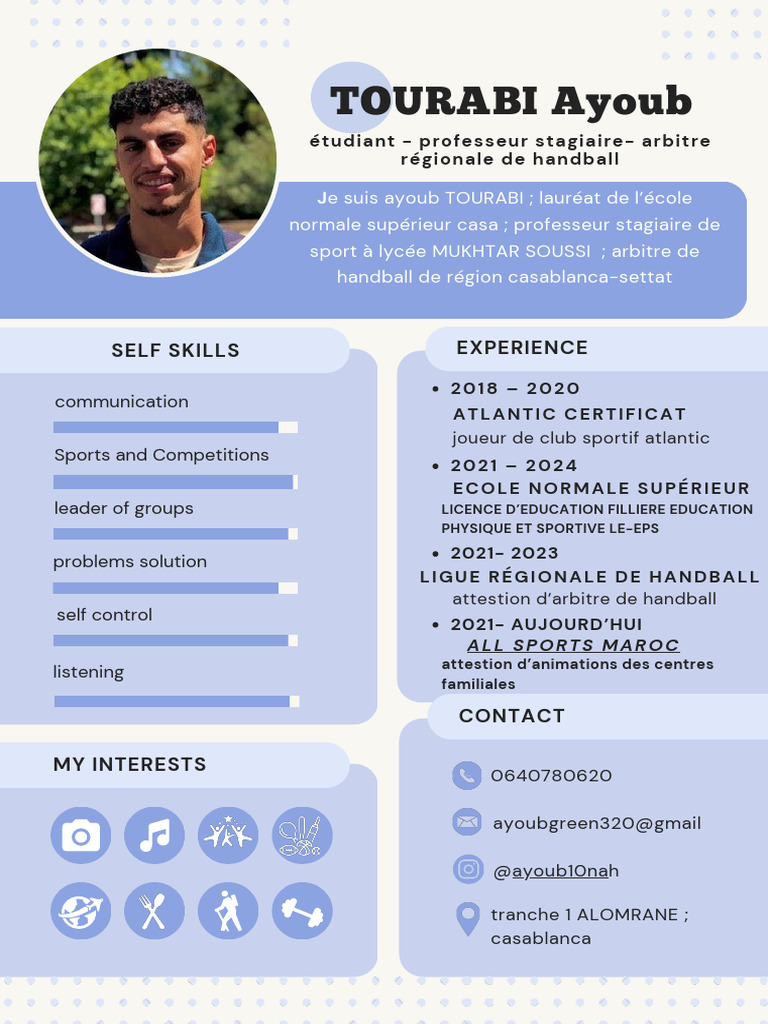 Ayoub Tourabi (CV) | PDF