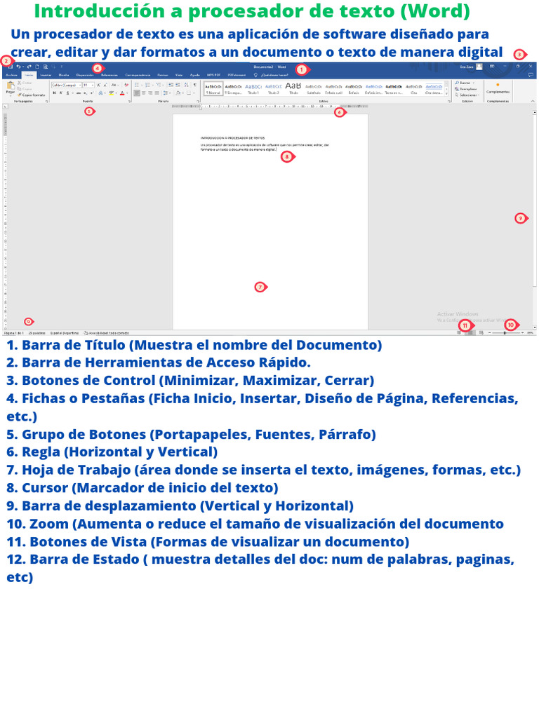 2 Clase 18-09 Introducción A Procesador de Texto | PDF