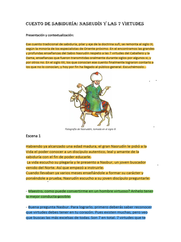 Cuento Nasrudin | PDF