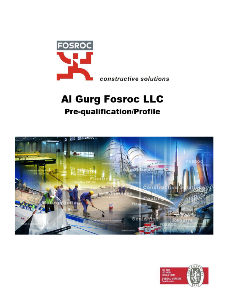 AG-Fosroc Profile | PDF