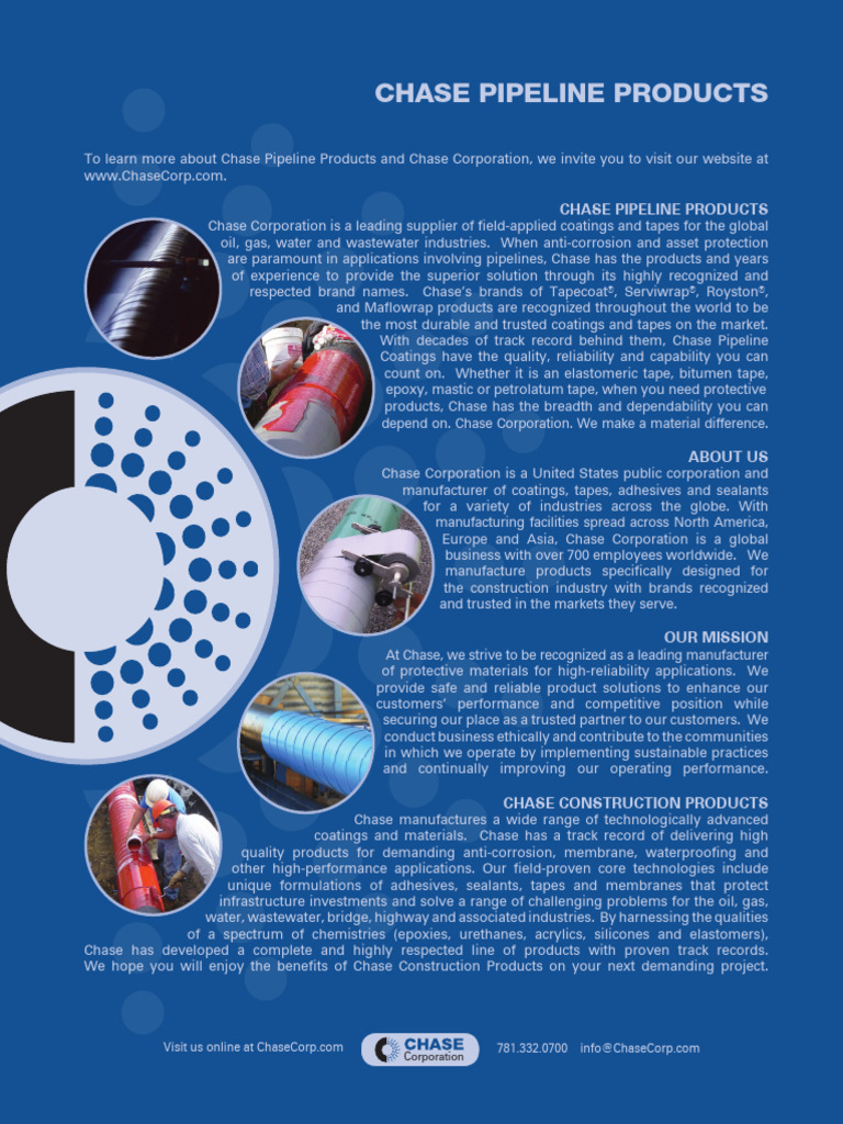 Chase Pipeline Products | PDF