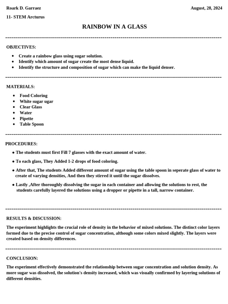 Laboratory Report Format | PDF | Cooking, Food & Wine | Home & Garden Laboratory Report Format | PDF | Cooking, Food & Wine | Home & Garden