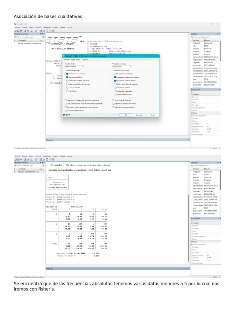 Analisis Stata 2 | PDF
