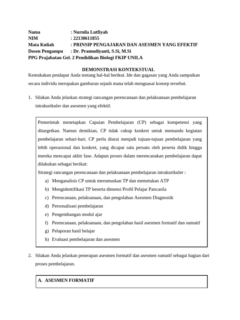 Demonstrasi Kontekstual | PDF