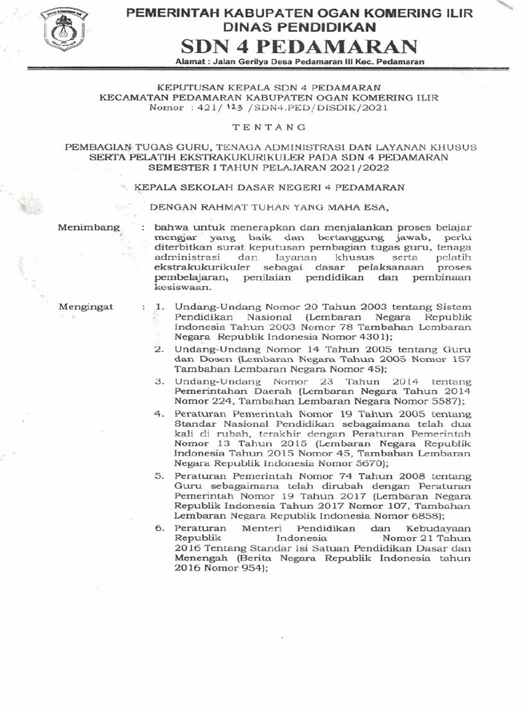 2021 2022 Semester I Pdf