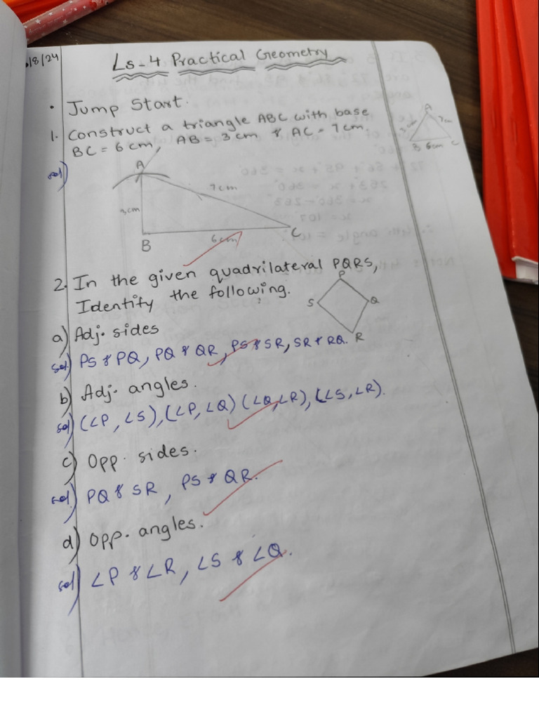 G8 Ch4 Practical Geometry | PDF