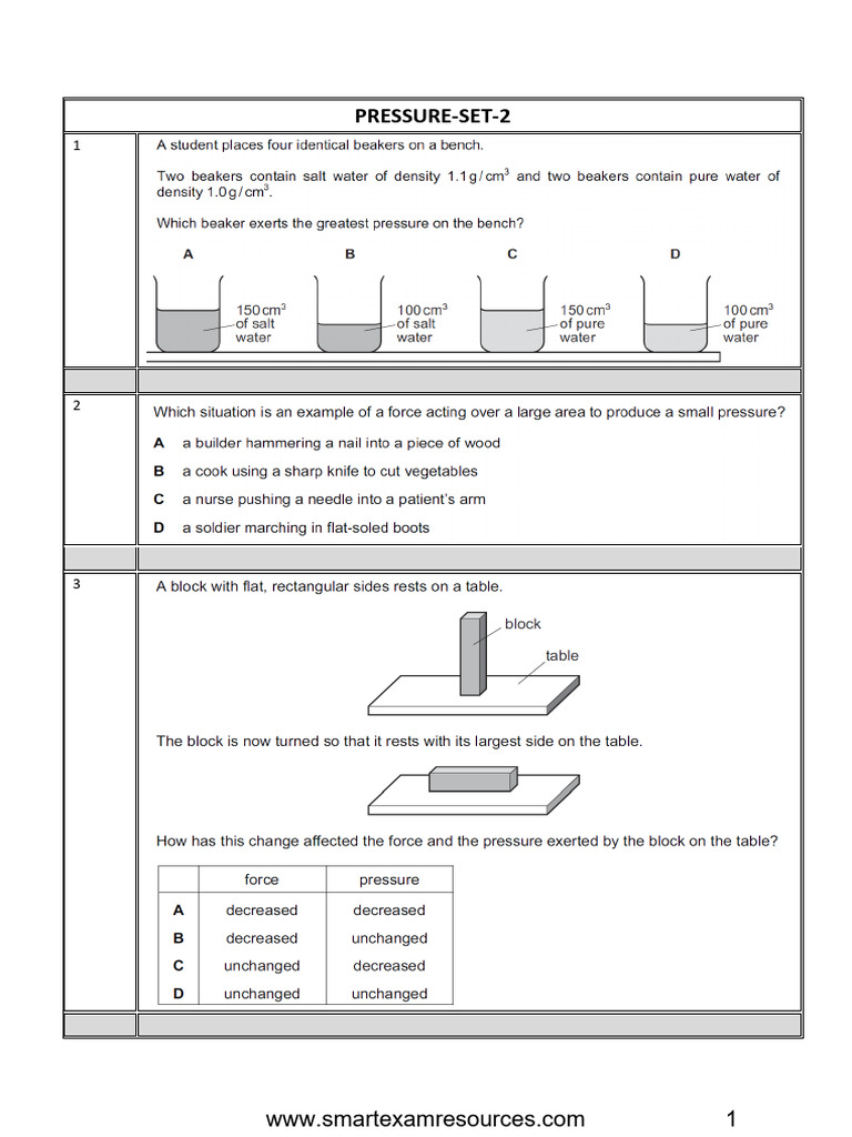 1.8 Pressure Set 2 QP | PDF