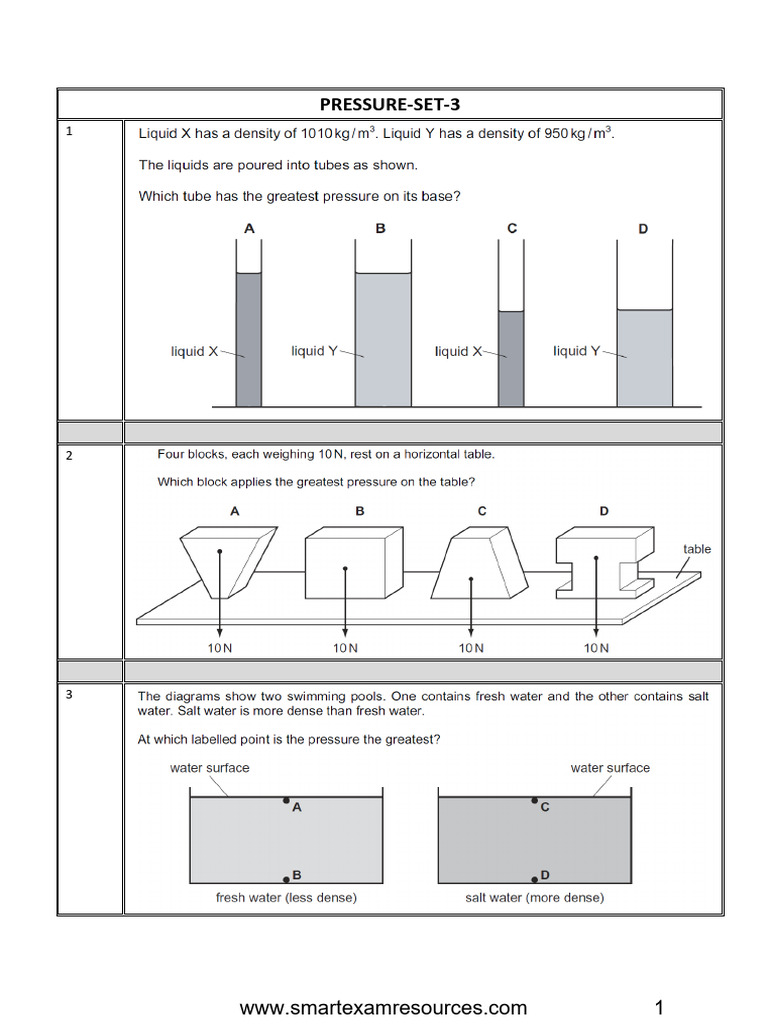 1.8 Pressure Set 3 QP | PDF
