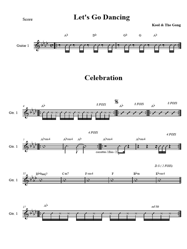 Let's Go Dancing Et Celebration | PDF