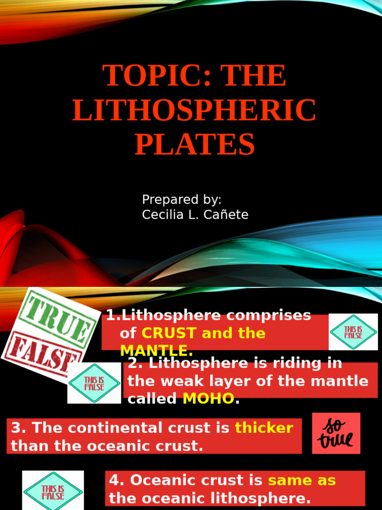 Q1 WEEK 2 PPT Lithospheric Plates | PDF