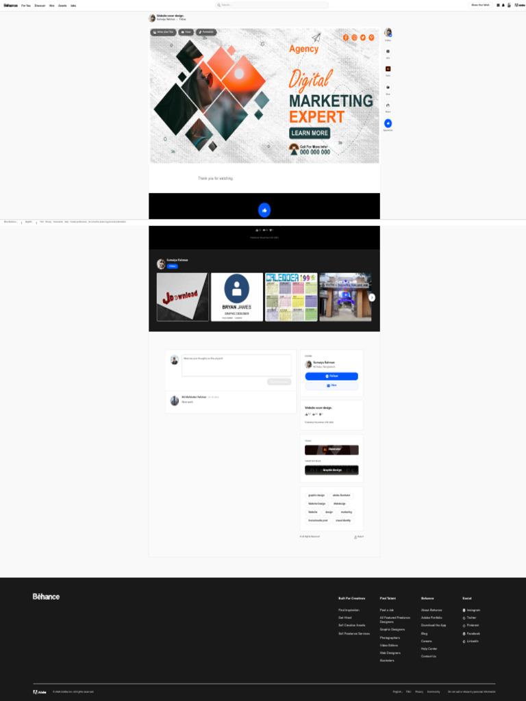 Website Cover Design Showcase | PDF | Websites | World Wide Web