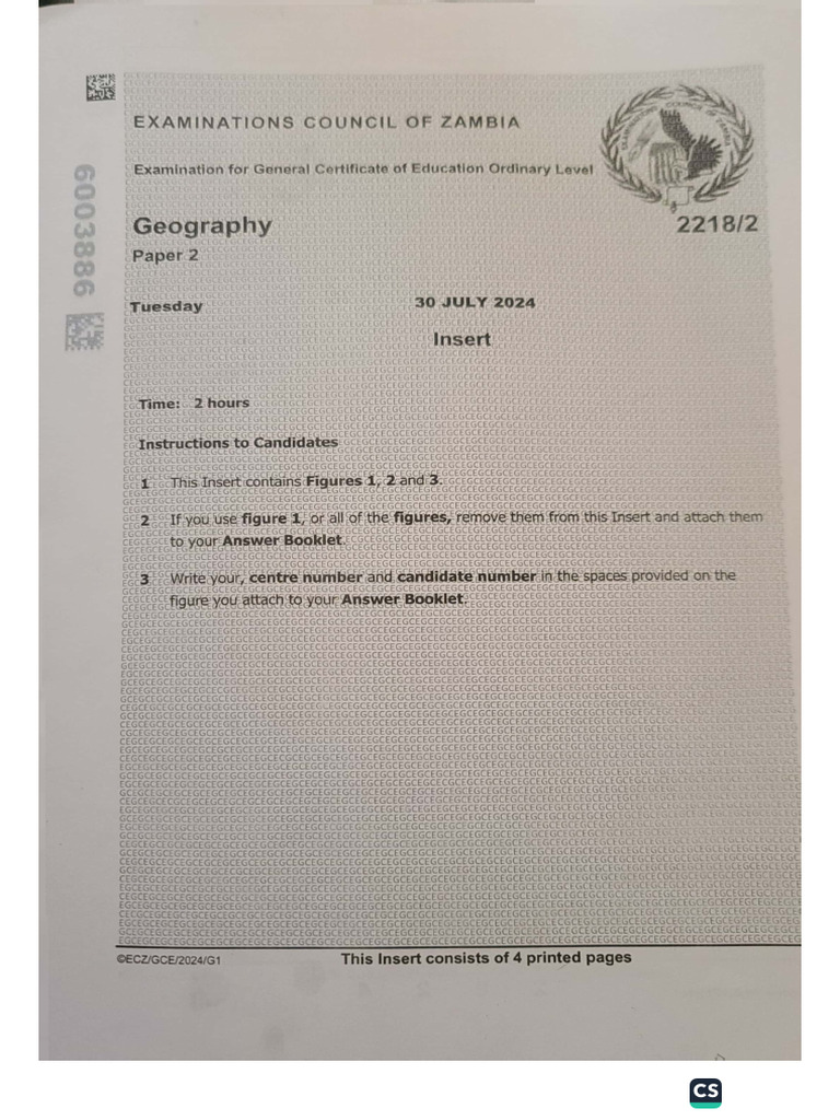 GCE Geo 2024 p2 | PDF