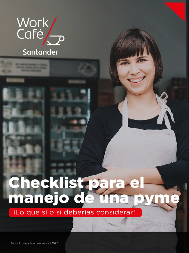 WorkCafé Santander - Checklist para El Manejo de Una Pyme | PDF