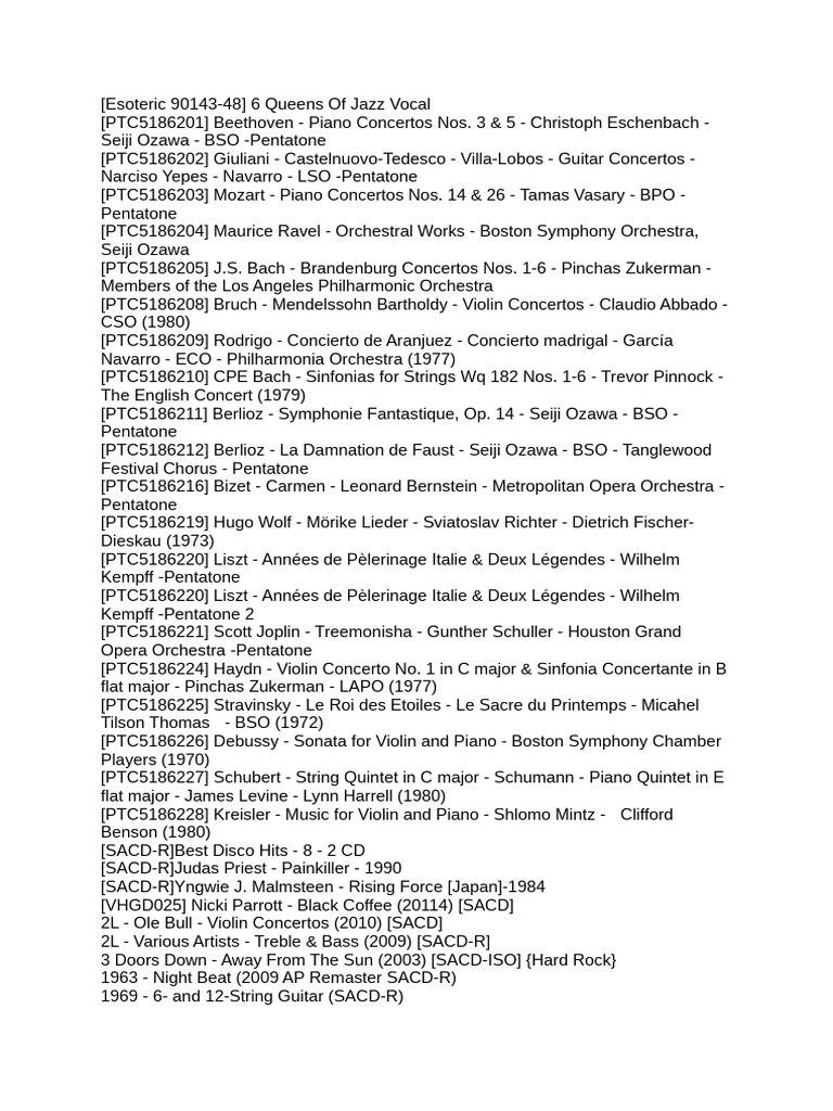 Easystore - SACD | PDF