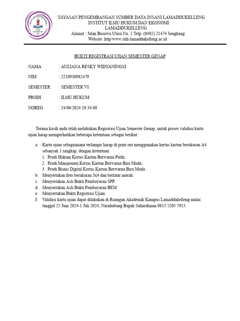 Auliana Resky Widyaningsi 2 | PDF