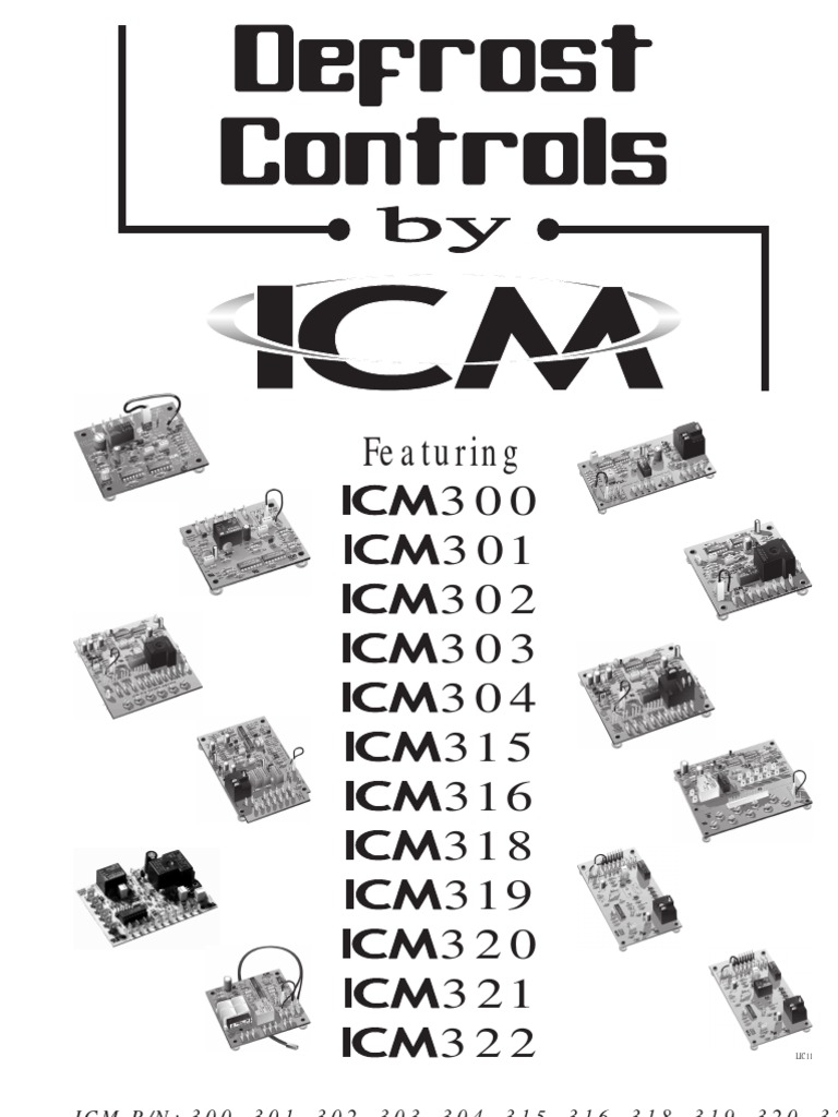 Defrost Catalog by ICM | PDF | Relay | Amplifier