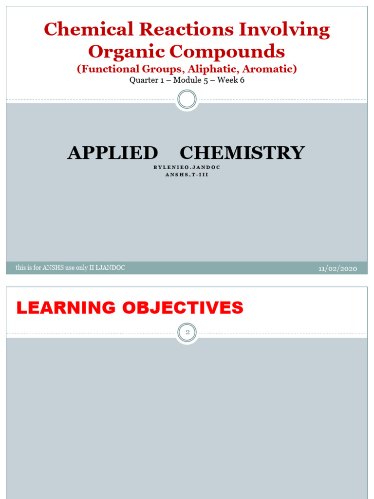 Q1 WK5 Conchem August 26 30 2024 | PDF