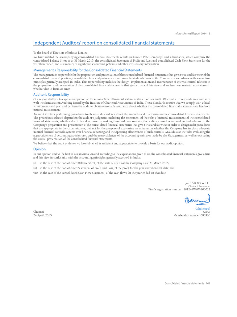 In Infy 2014-15 Disc | PDF